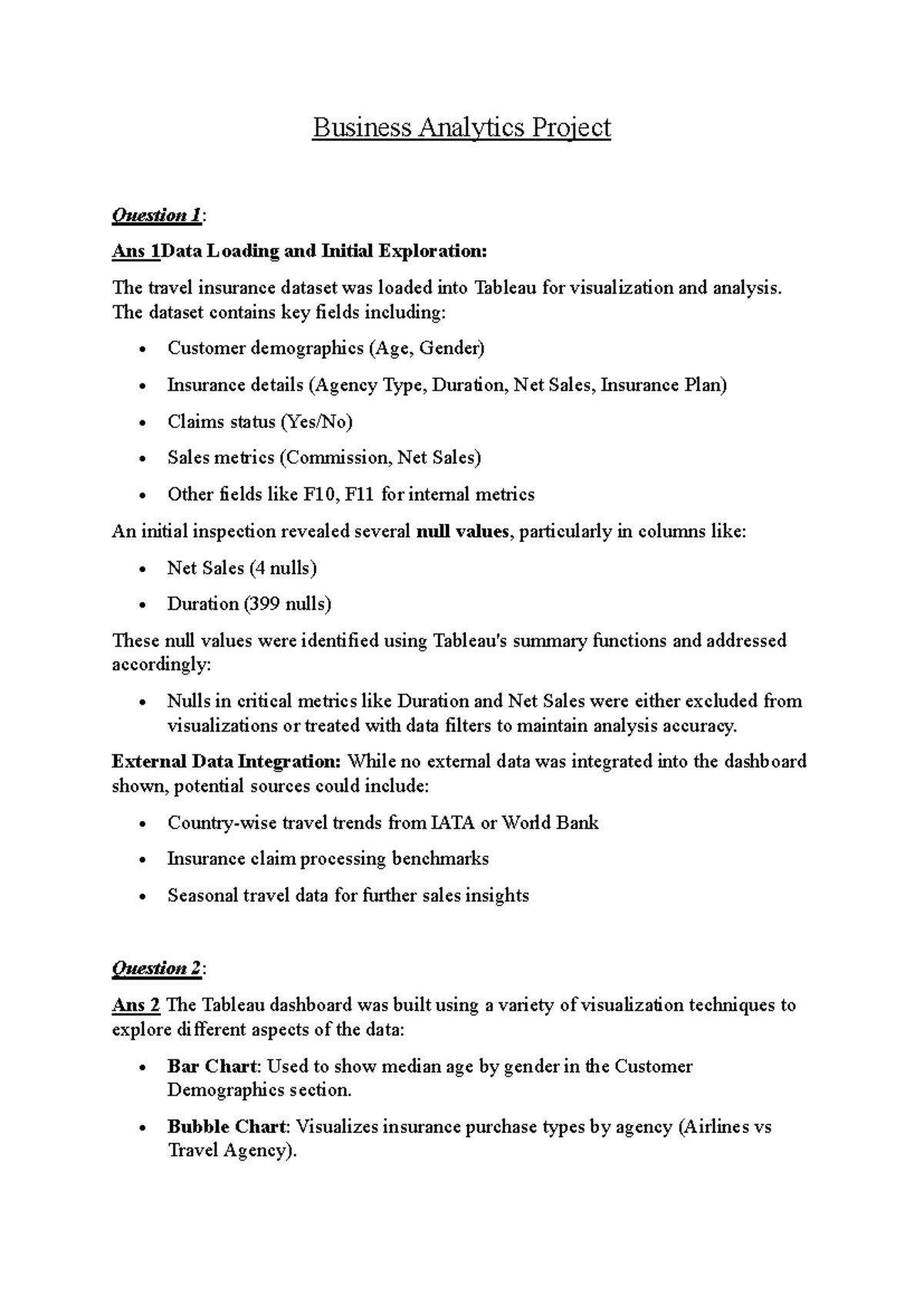 Rahul Dhingra Business Analytics Project - Business Analytics Project ...