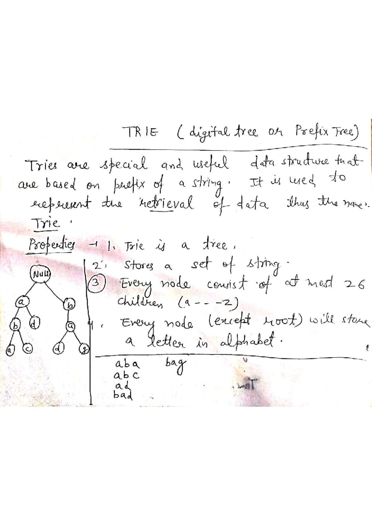 Trie and Skip List: Data Structures Assignment (CS101) - Studocu