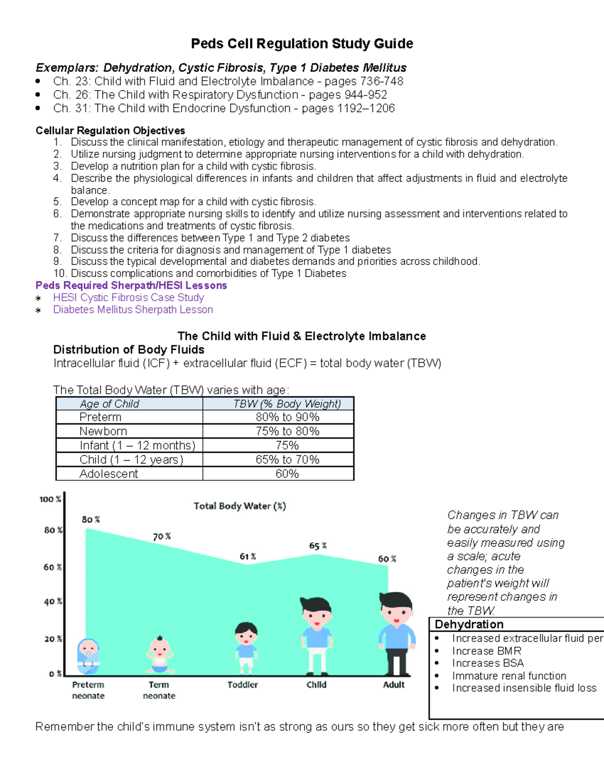 Peds Cellular Regulation Study Guide - Peds Cell Regulation Study Guide ...