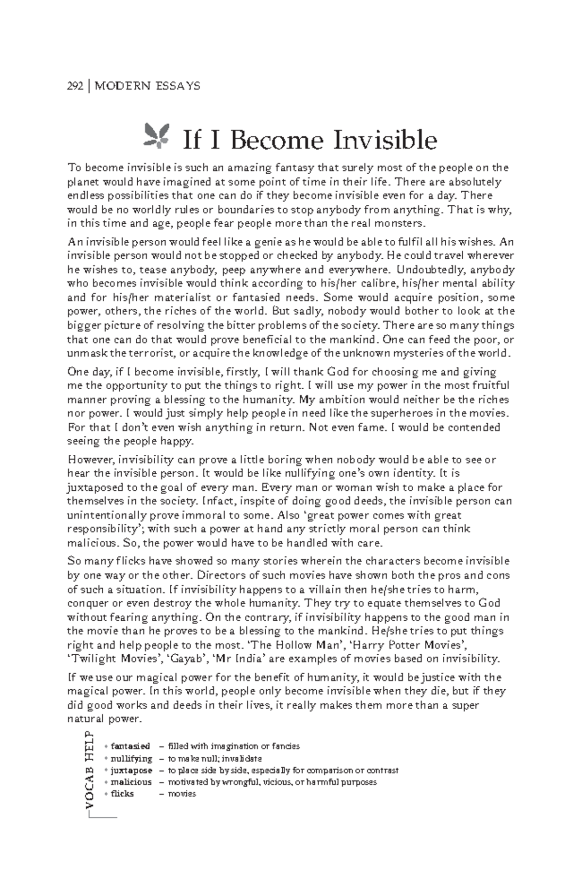 Essay topic, If i become invisible and Online shoping - If I Become ...
