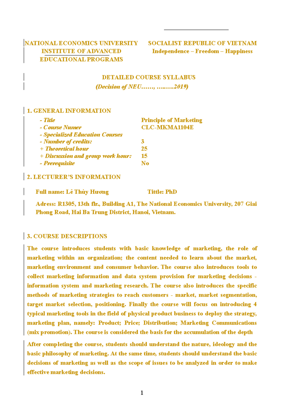 CLC-MKMA1104E.-Principle-of-Marketing 2020 - NATIONAL ECONOMICS ...