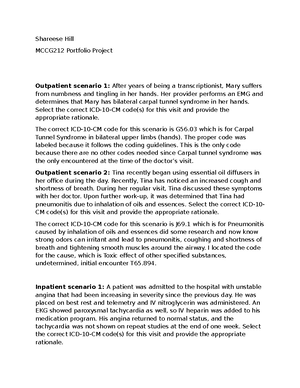 [Solved] Inpatient scenario 1 Adam has been in the hospital for the ...