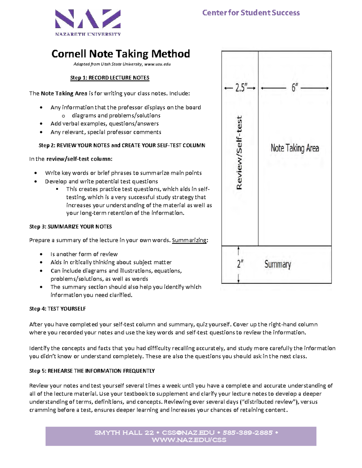Cornell Note Taking Method: Effective Lecture Strategies for Success ...