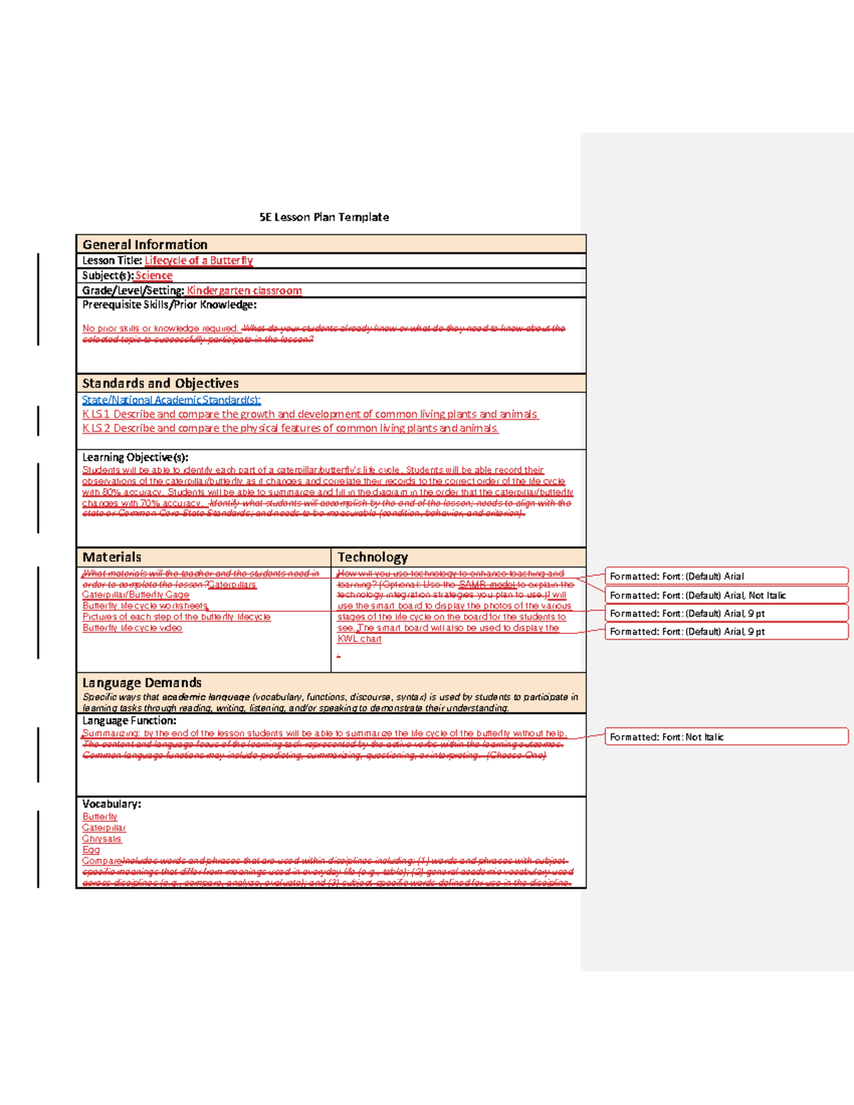 LCM1 TASK 1 Lesson PLAN - 5E Lesson Plan Template General Information ...