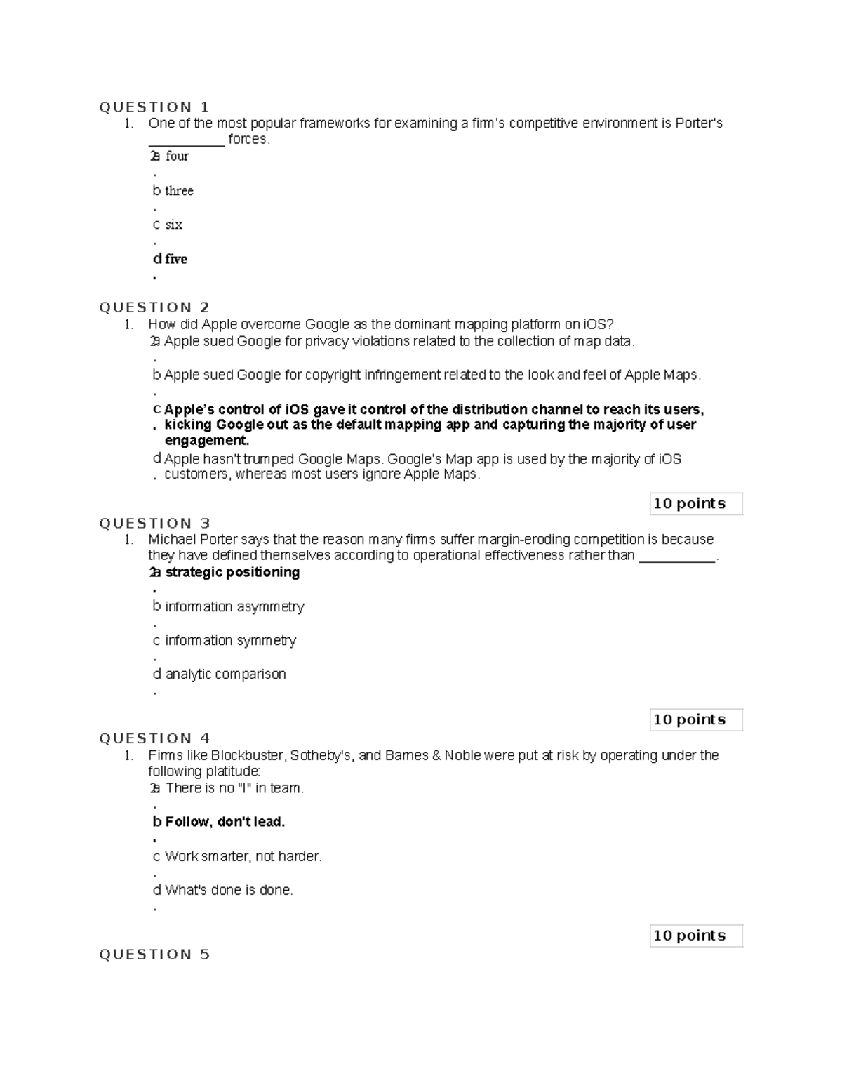 CIS2200 Chapter 2 Homework Questions and Answers - Studocu