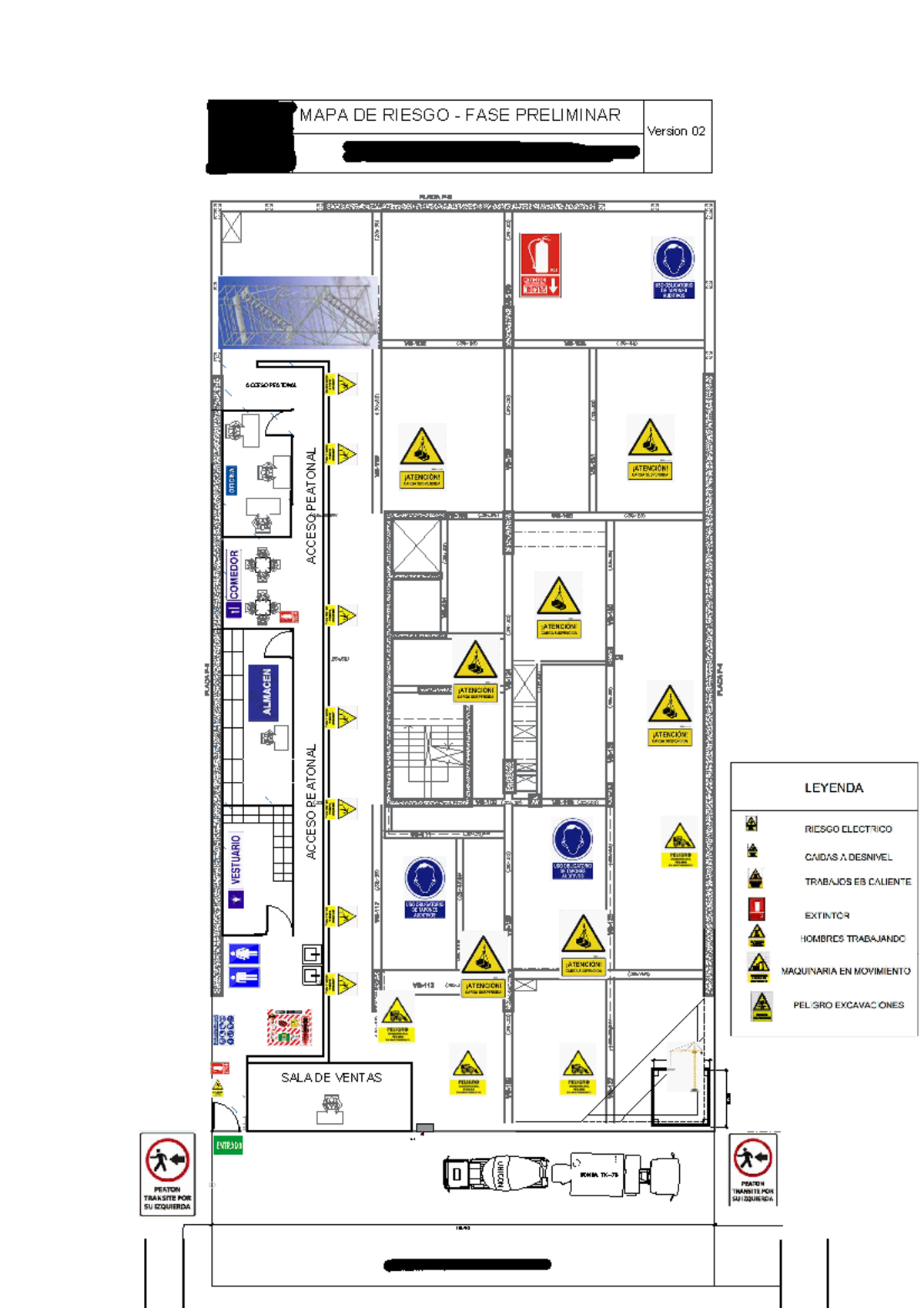 Mapa de riesgos PISO 1 -Model - VS-102 VS- VS-105 VS- VS- VS- VS- VS ...