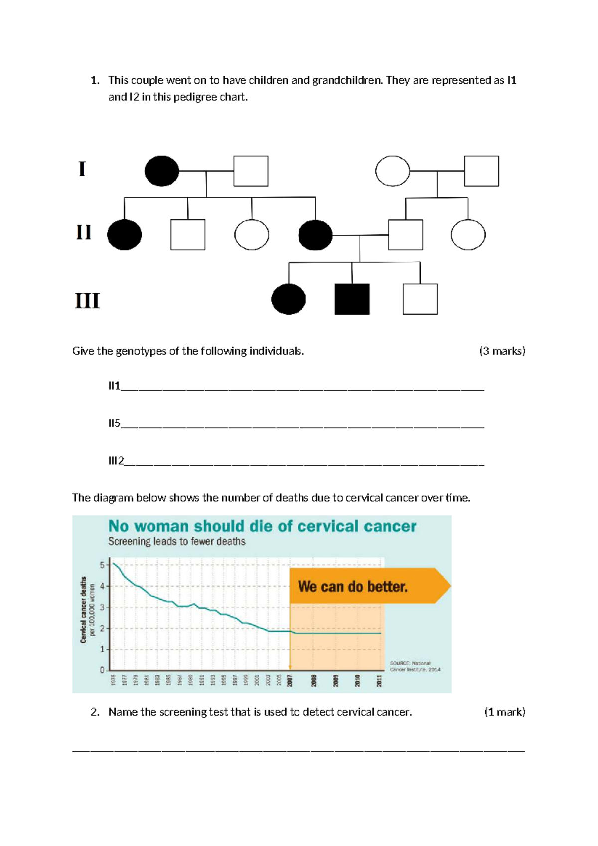 Revision Quiz - Genetics & DNA Replication (BIO101) - Studocu