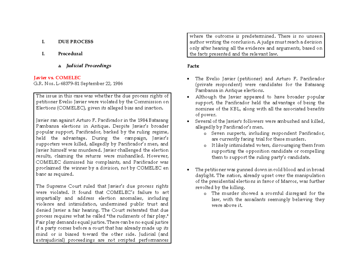 Due Process Violations in Judicial and Administrative Proceedings: A ...