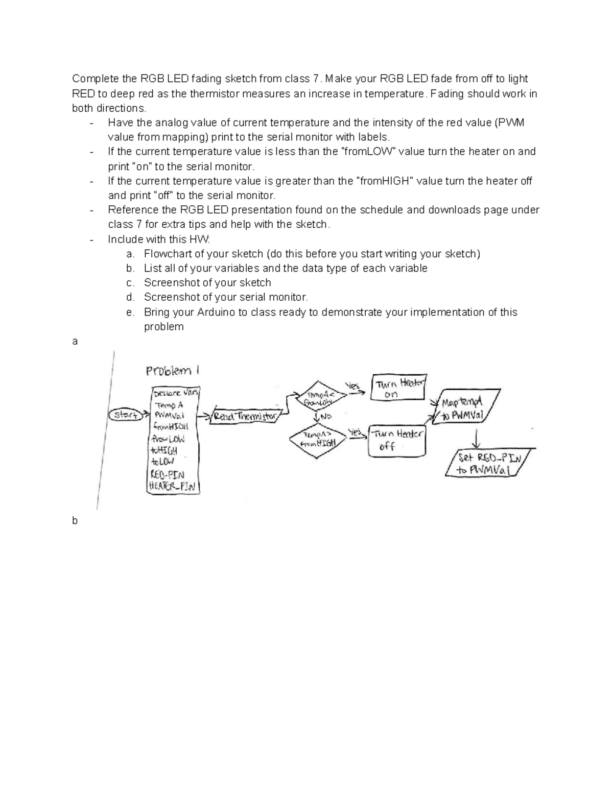 Homework 7 Completed - 20/20 score - Complete the RGB LED fading sketch ...