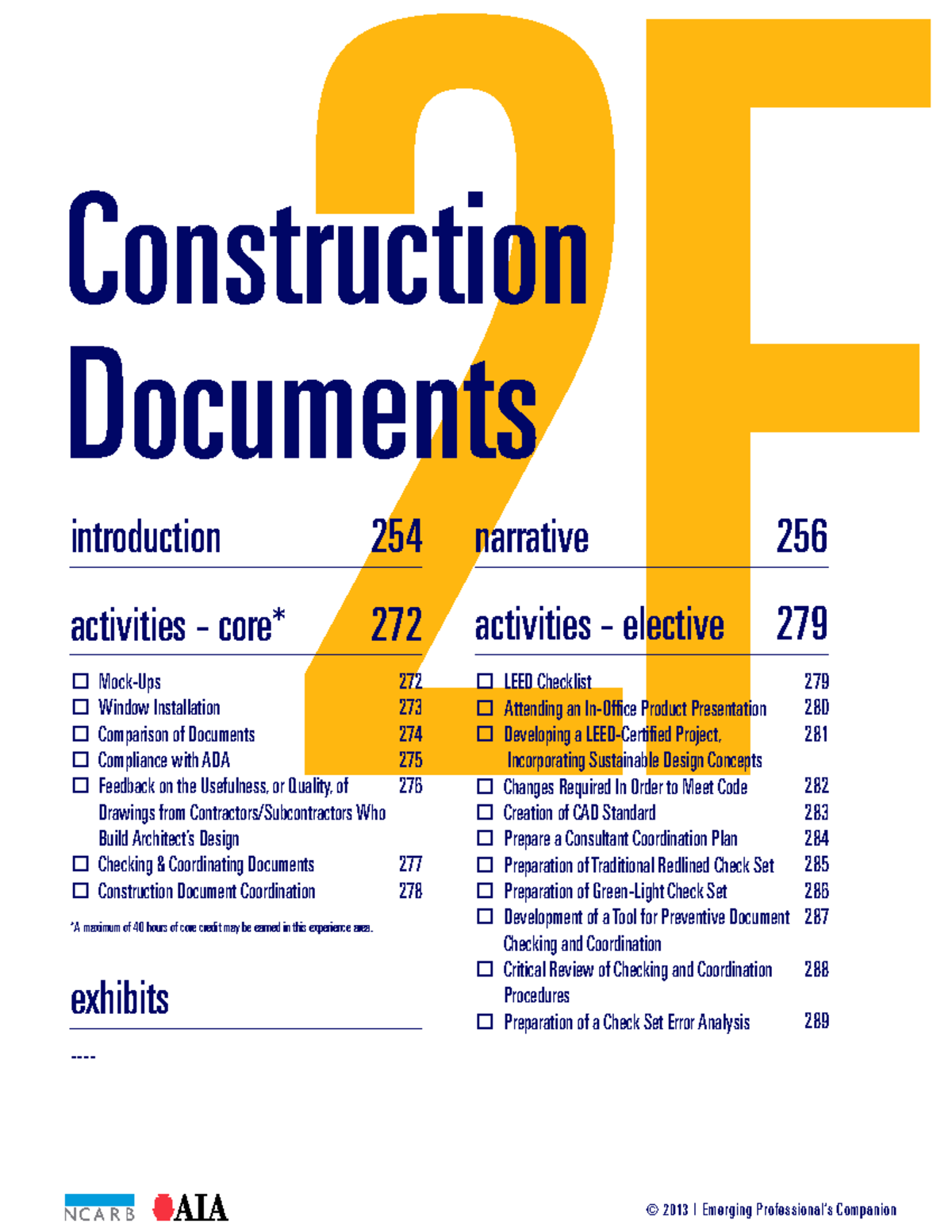 EPC 2F: Comprehensive Overview of Construction Documents - Studocu