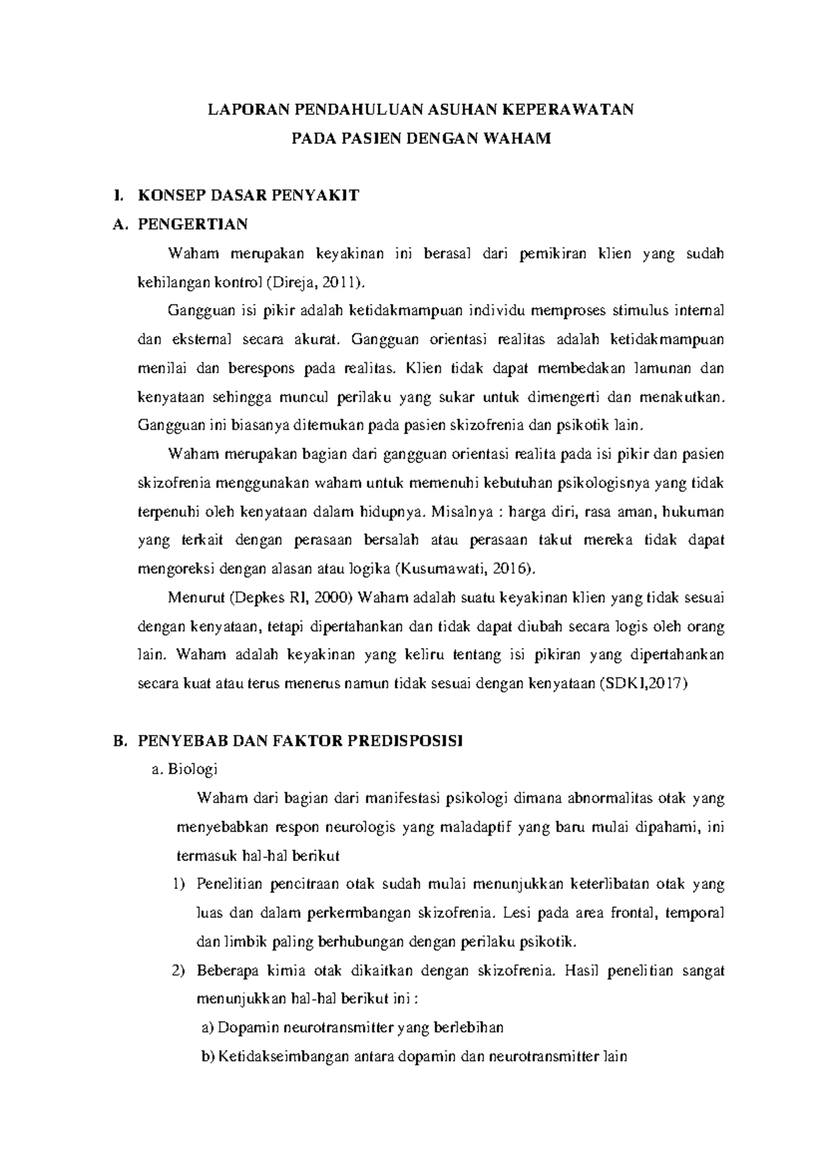 LP Ansietas jiwa - LAPORAN PENDAHULUAN ASUHAN KEPERAWATAN PASIEN DENGAN ANSIETAS/KECEMASAN OLEH ...