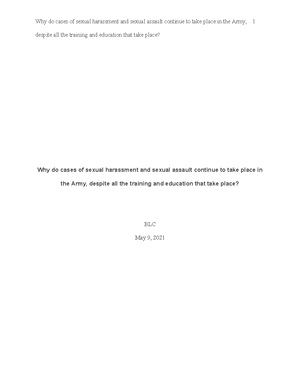 Informative Essay - Timothy Trokey - Military and Professional Bearing ...