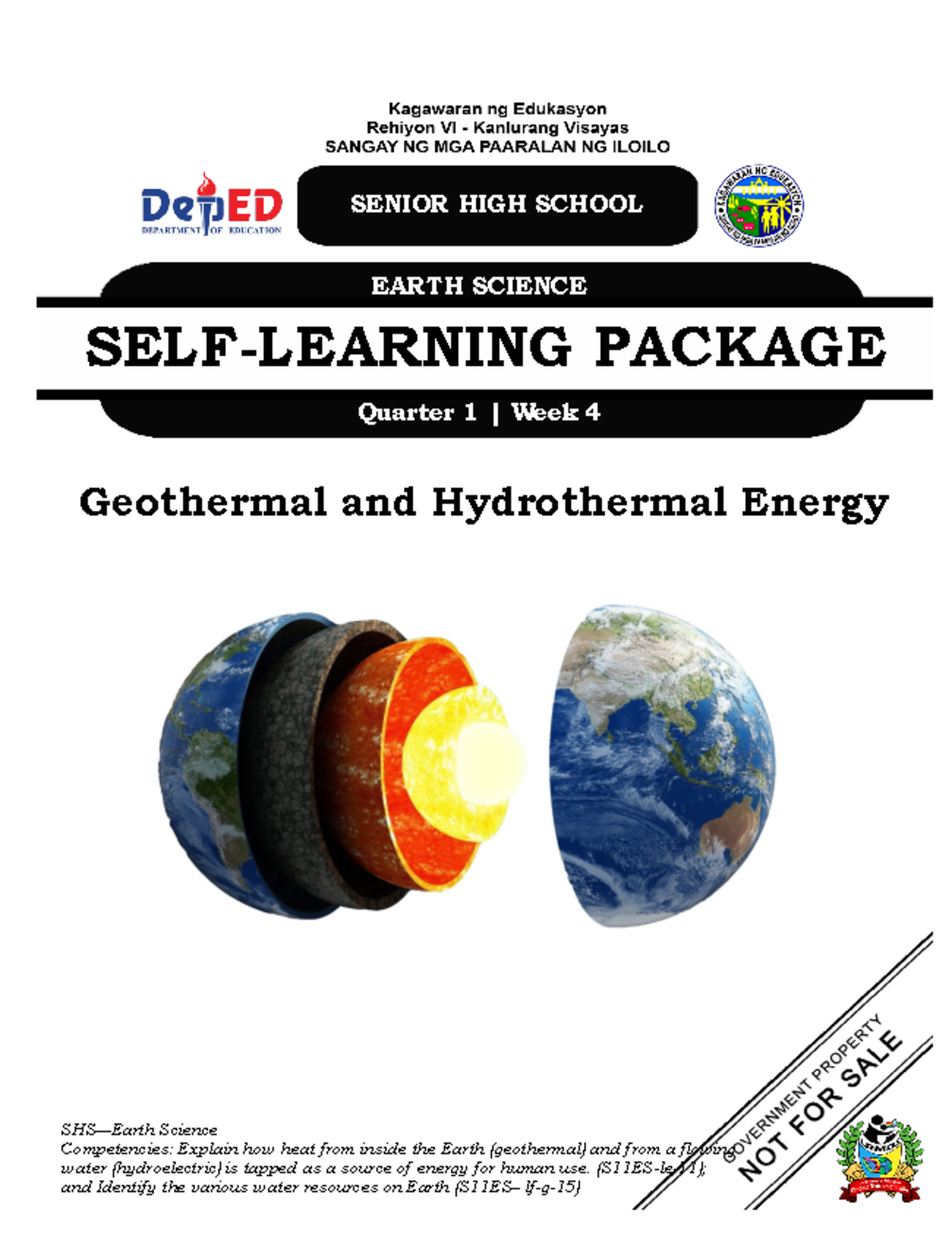 CORE ES STEM Q1W4 - Geothermal and Hydrothermal Energy in Earth Science ...