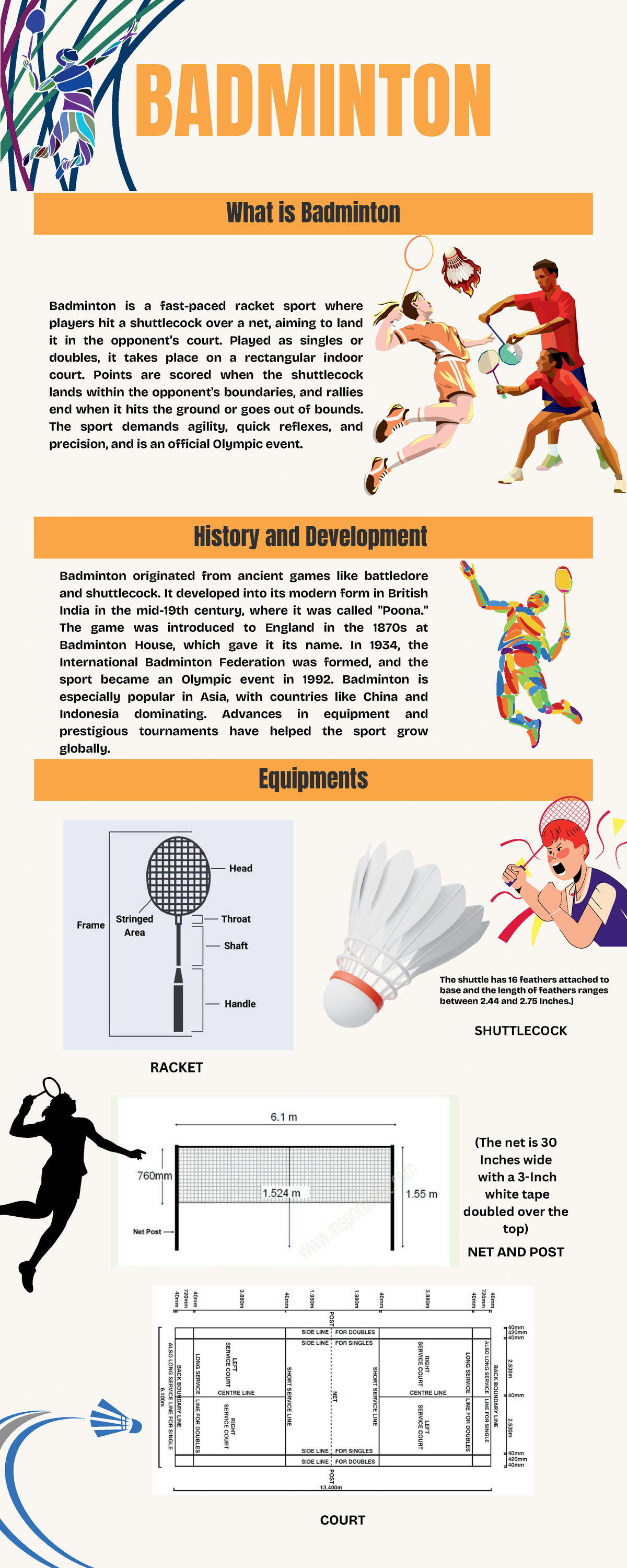 BADMin Ton - Ped - BADMINTON What is Badminton Badminton is a fast-paced racket sport where ...