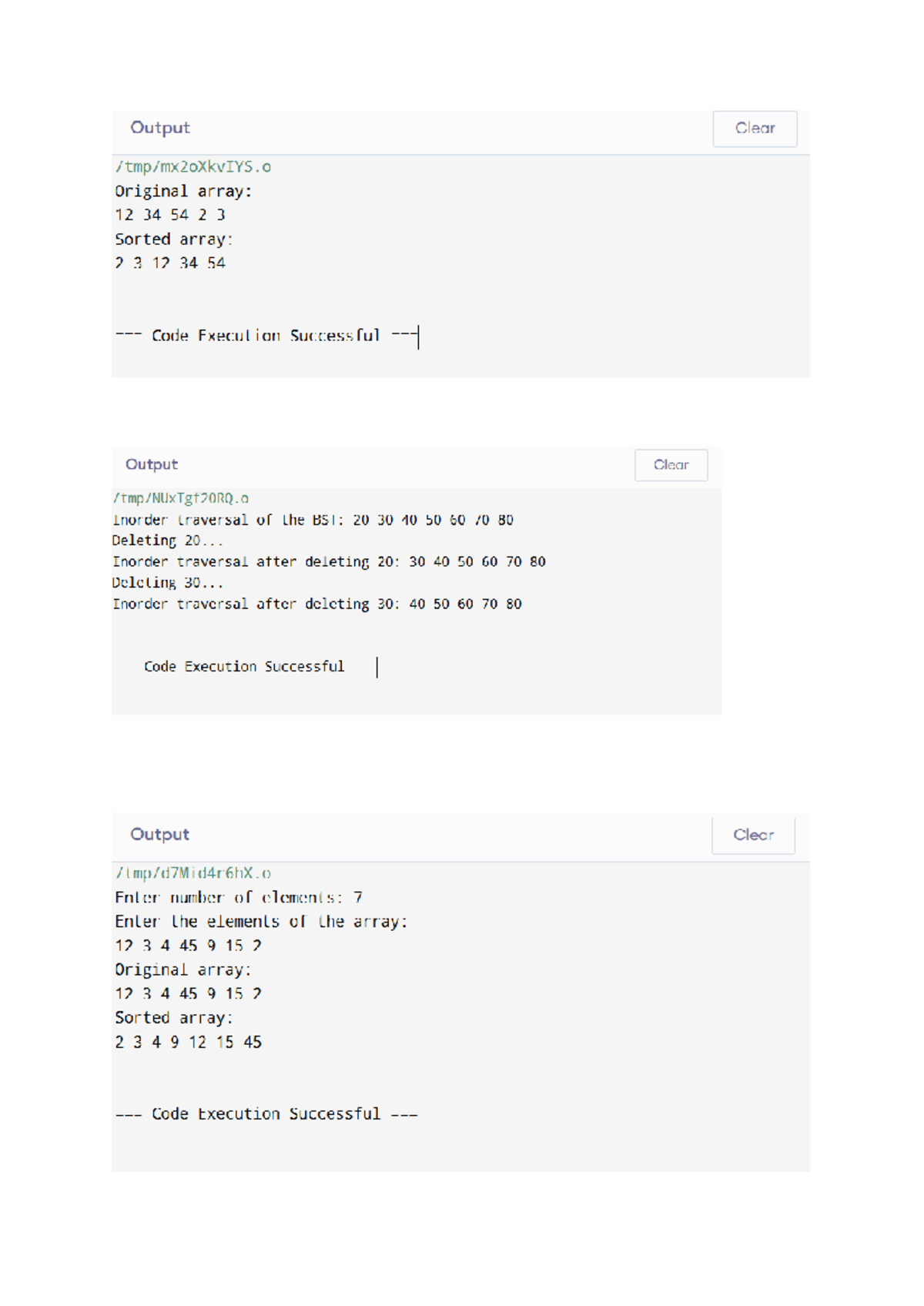 Data Structures & Algorithms: BST Operations & Array Sorting - Studocu