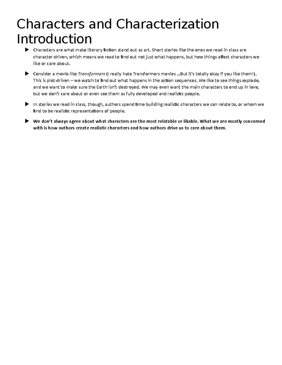 Characters and Characterization Overview: Understanding Depth and ...