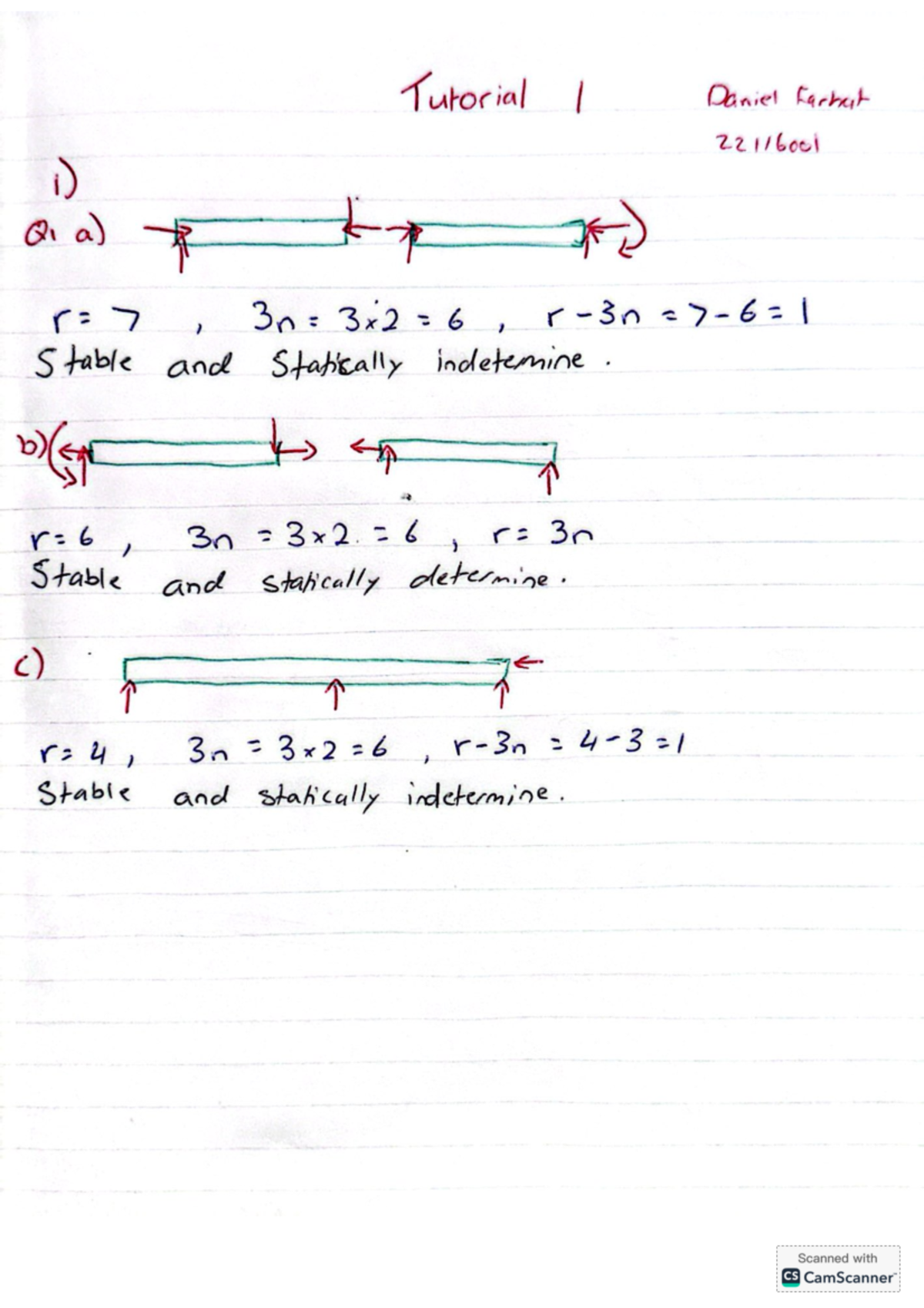 Tut 1 - introduction to structural - sydney city - tut 1 - Tutorial Daniel Farhat 22116001 i) Q ...