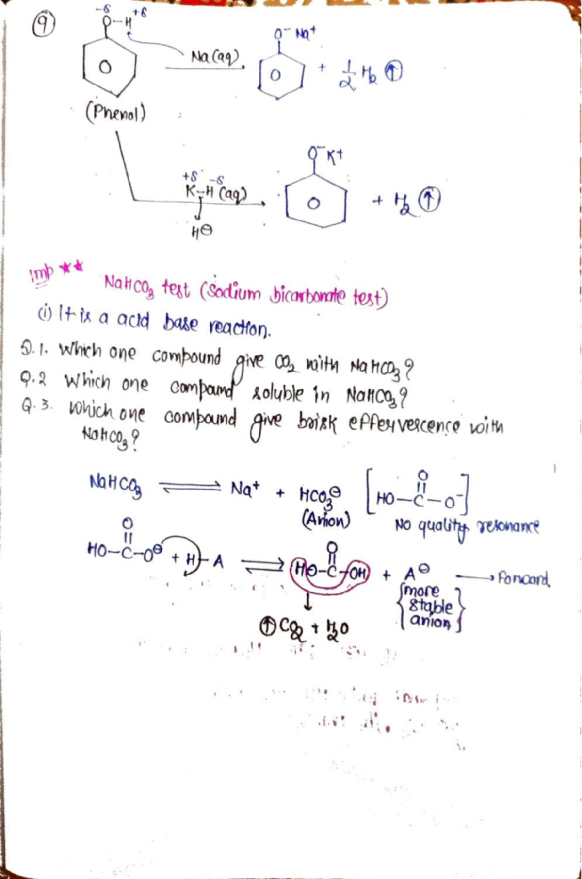 GOC PART 2 - Organic Chemistry Notes on Tautomerism and Reactions - Studocu