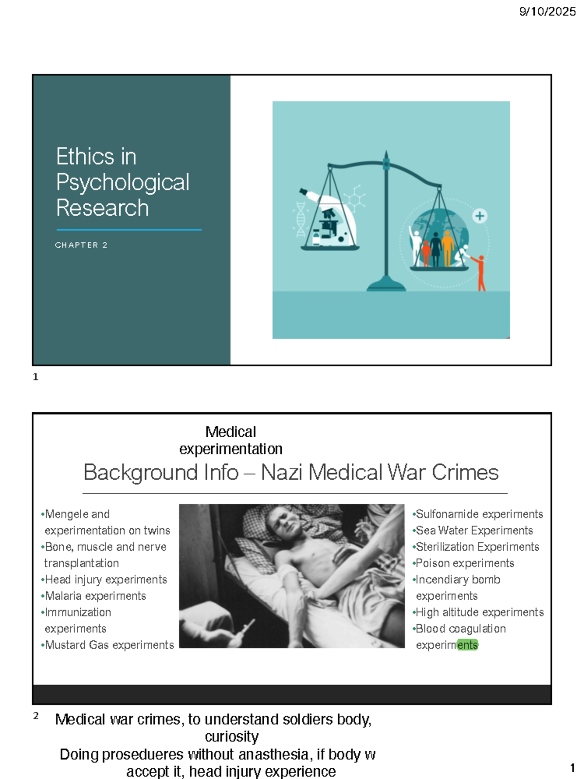 Ethics in Psychological Research: Historical Perspectives & Guidelines ...