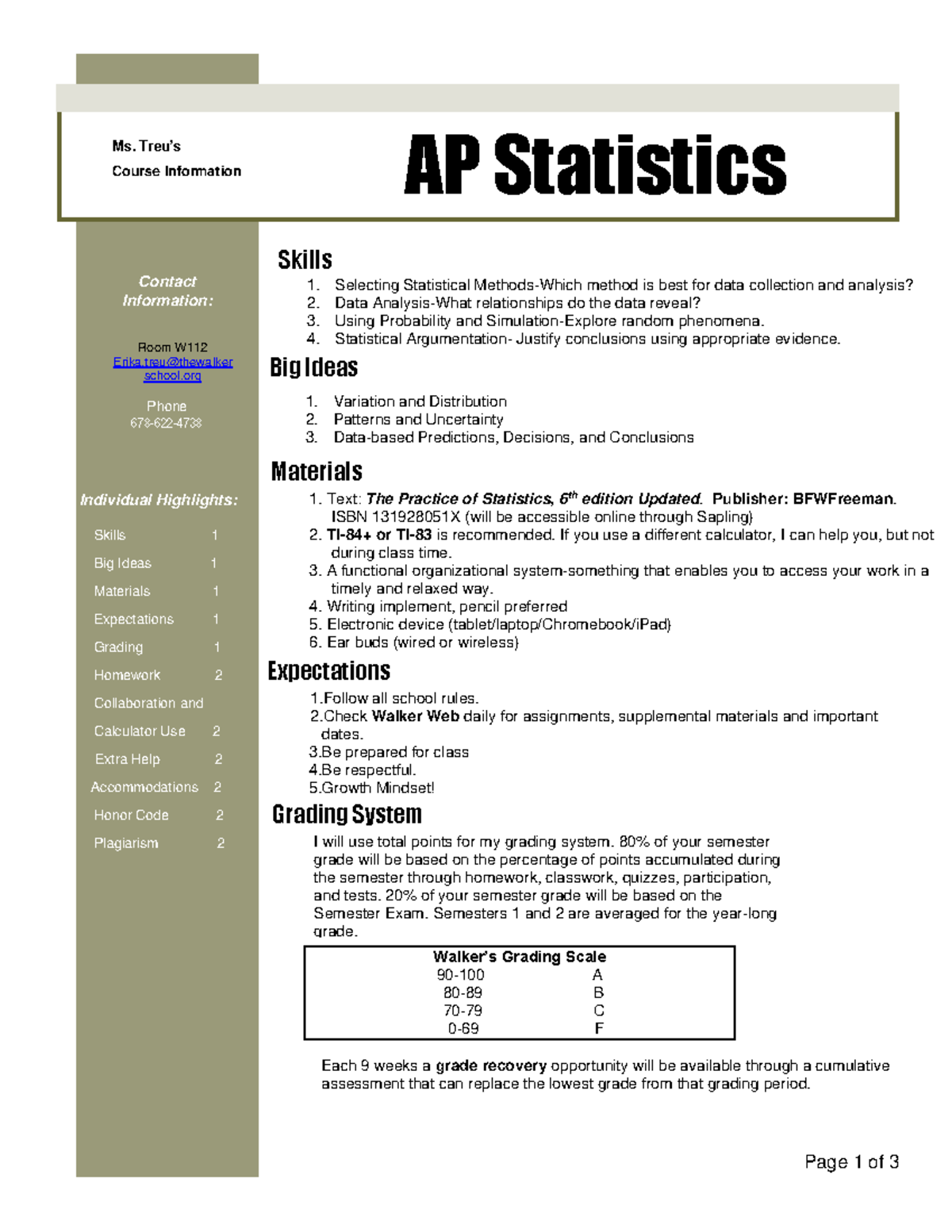 AP-Statistics-Syllabus - Page 1 of 3 Ms. Treu’s Course Information AP Statistics ####### Contact ...