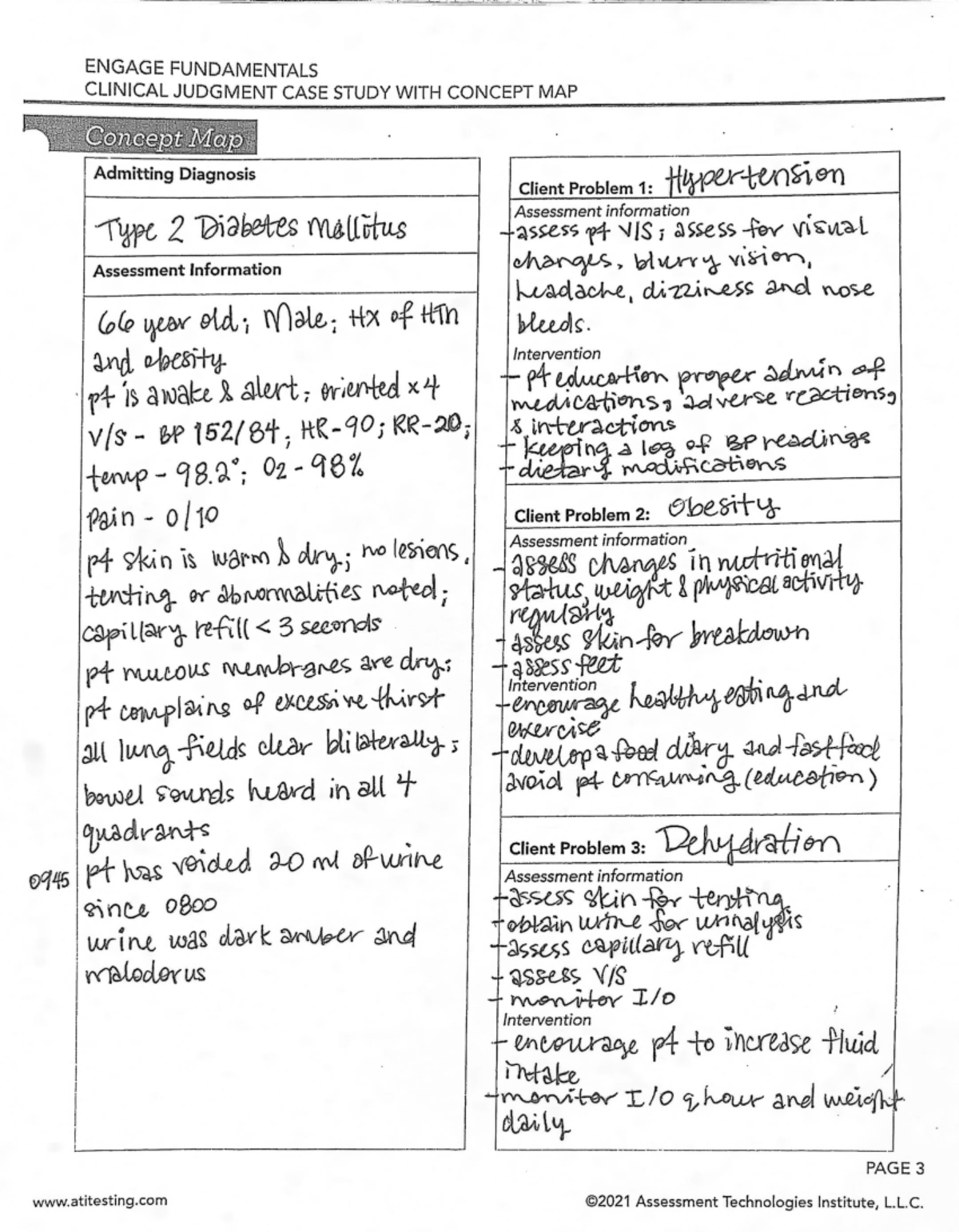 NSG2610 - Concept Map #2 (10:29) - ENGAGE FUNDAMENTALS CLINICAL ...