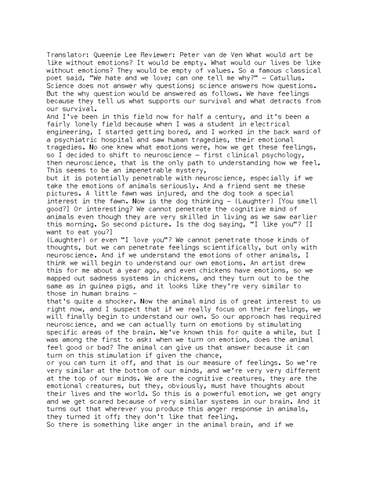 Understanding Emotions Through Neuroscience: Insights from Jaak ...