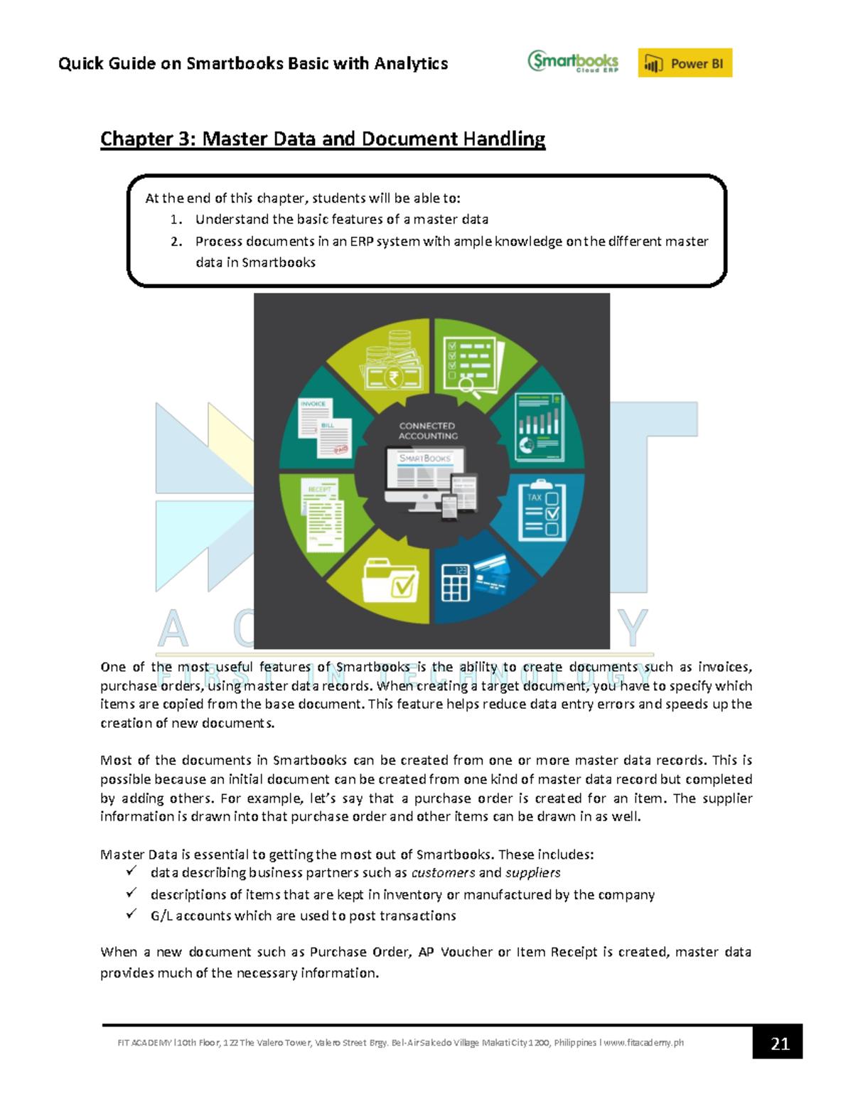 Chapter 3: Master Data & Document Handling in Smartbooks - Studocu