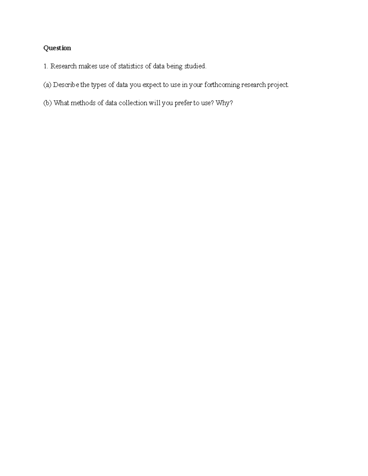 Statistical Techniques for Data Collection and Research Methods - EDU ...