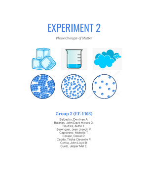 GROUP 7- LAB EXPERIMENT 3 - LABORATORY EXPERIMENT 3 DENSITY TOWER Make ...