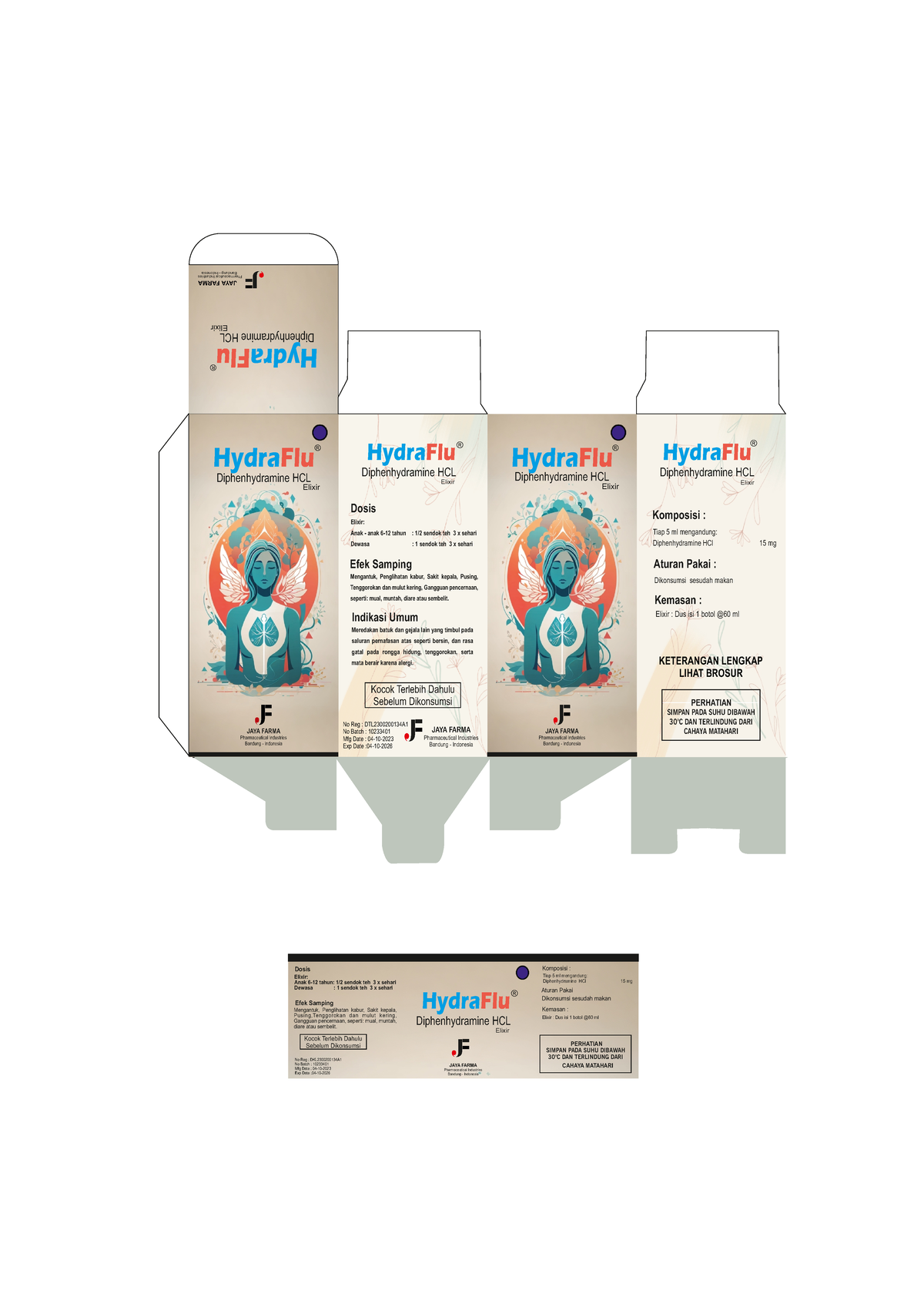 Kemasan Hydra Flu - Diphenhydramine HCl Elixir Info & Dosis - Studocu