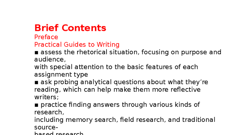 BC Writing Guides: Rhetorical Strategies & Research Techniques - Studocu