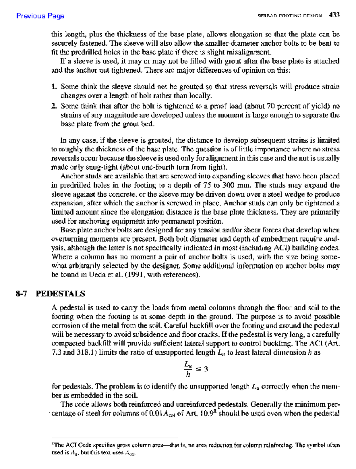 22477 08b - Pedestal Design and Base Plate Considerations - Studocu