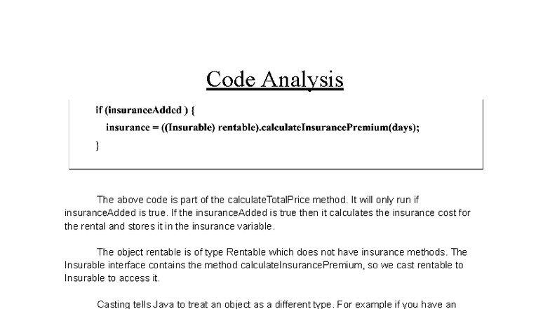 Lab 7: Code Analysis of calculateTotalPrice Method in Java - Studocu