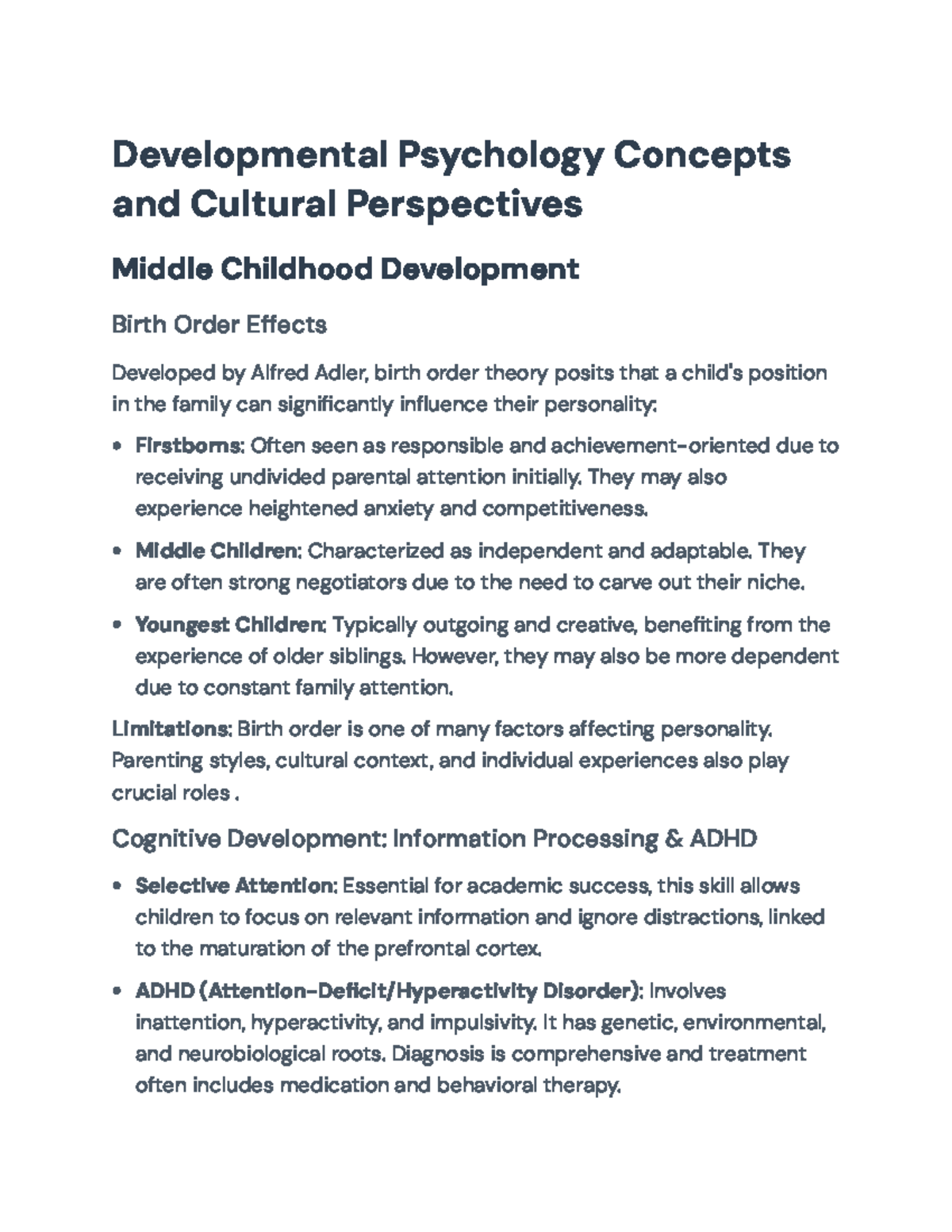Developmental Psychology: Concepts, Perspectives & Life Stages Analysis ...
