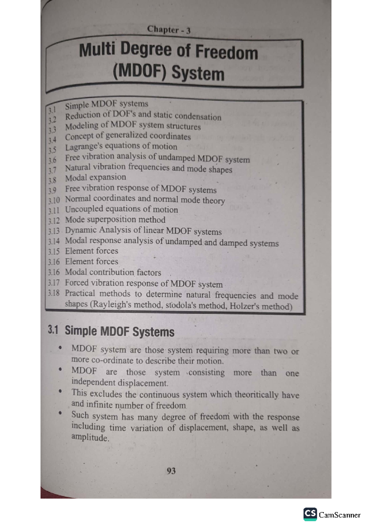 Exam 2 - MDOF Systems Analysis and Vibration Response - Studocu