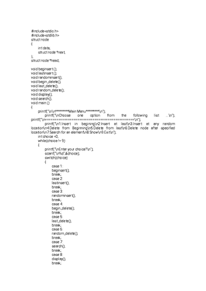 Viva Questions for data structures lab - DATA STRUCTURES VIVA QUESTIONS ...