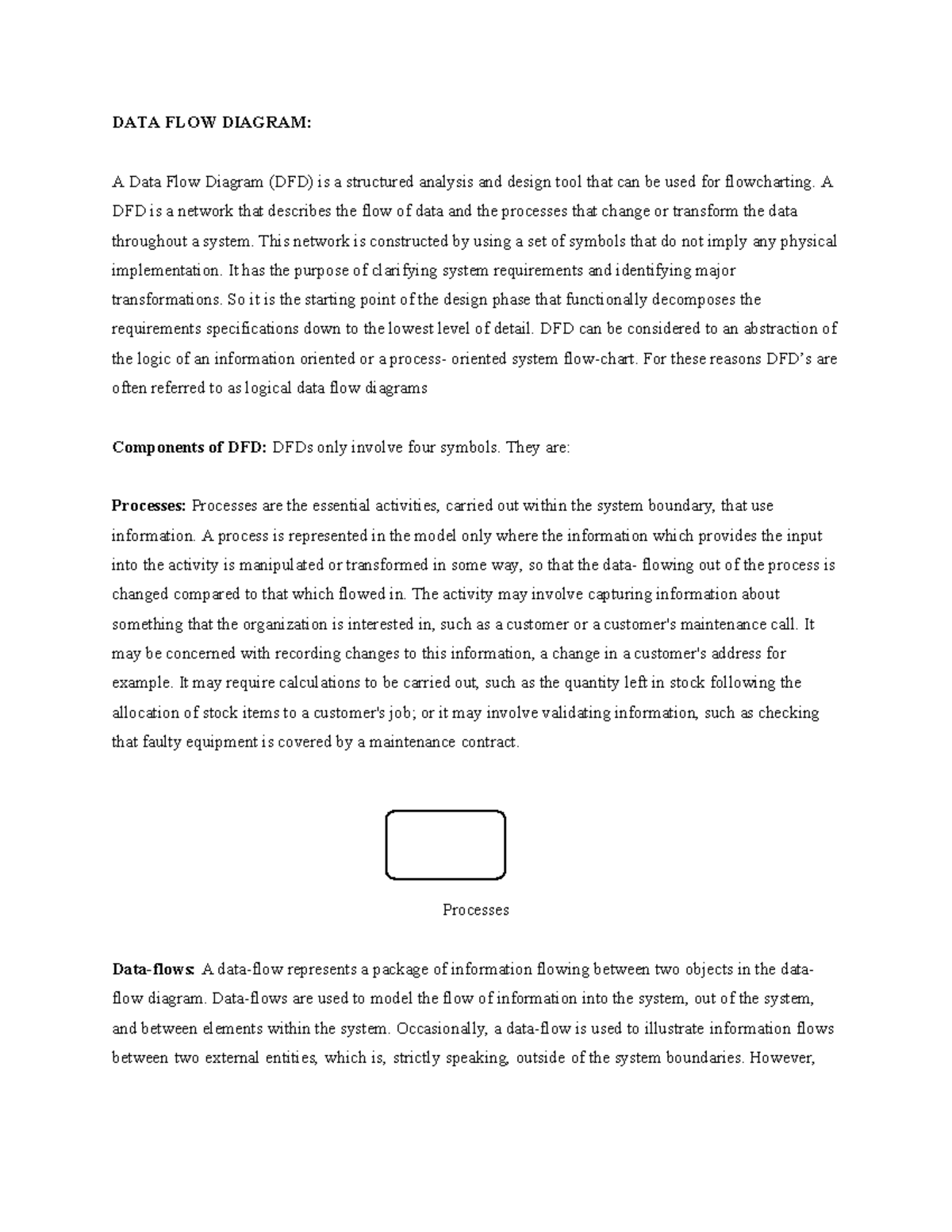 DATA FLOW DIAGRAM: Hospital Management System Overview - Studocu