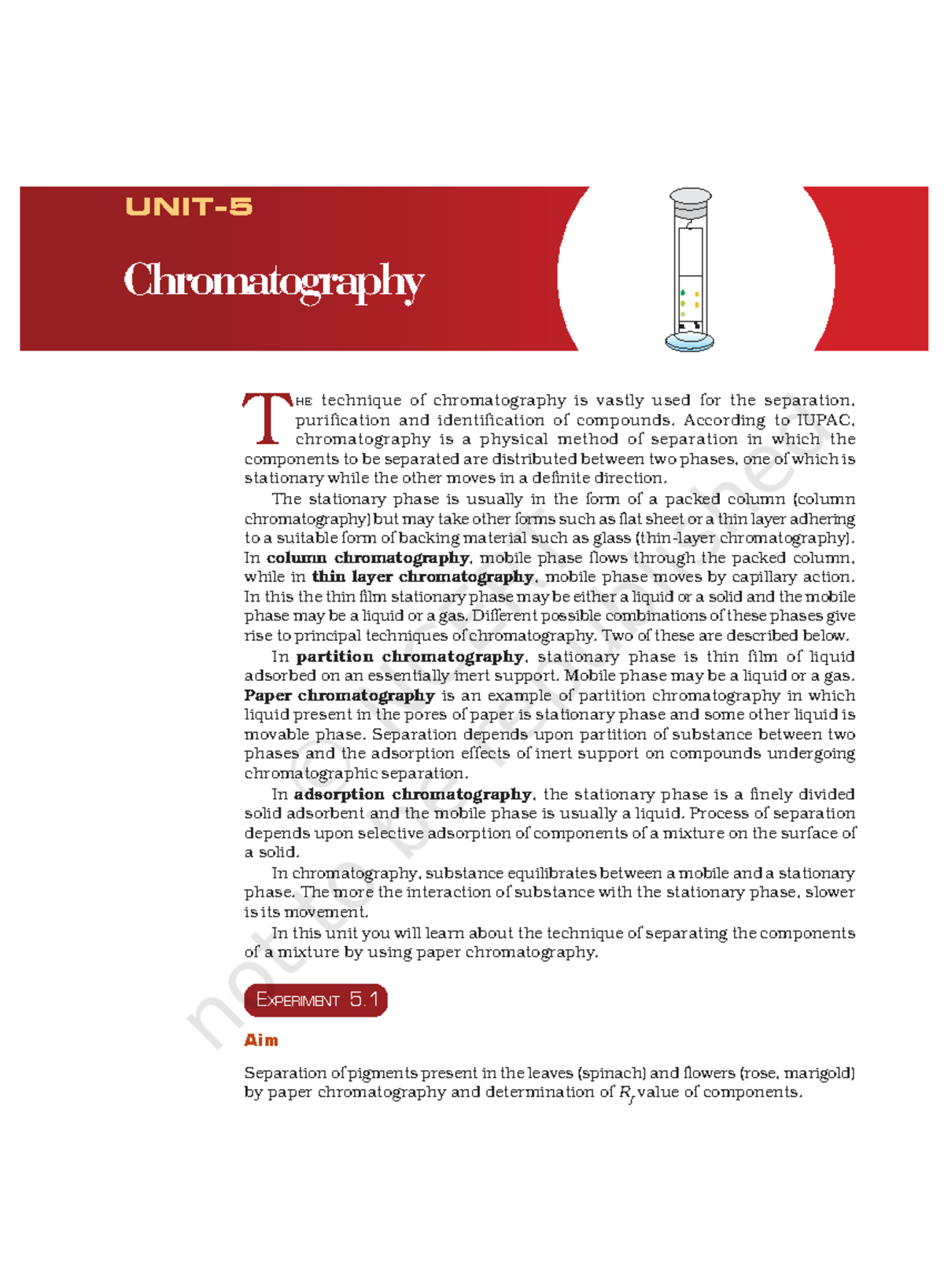Chromatography Experiment: Separation Techniques and Rf Values - Studocu