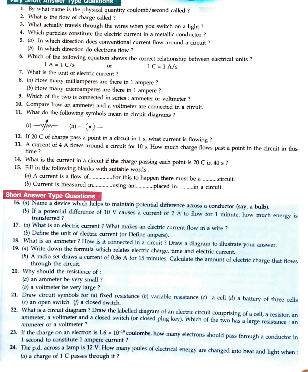 Electric Current Practice Problems (PHYS101) - Studocu