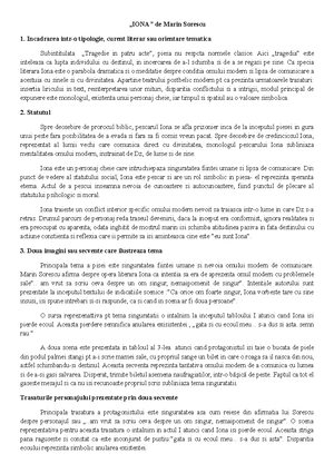 5. Caracterizare Zoe Trahanache (1884, comedie, 577 cuv - COMEDIE, GEN ...