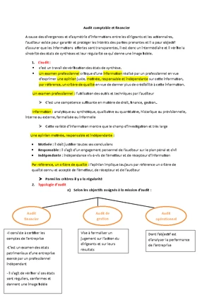 Guide de Procédures D’Audit par Cycles et par Assertion - Angélique ...