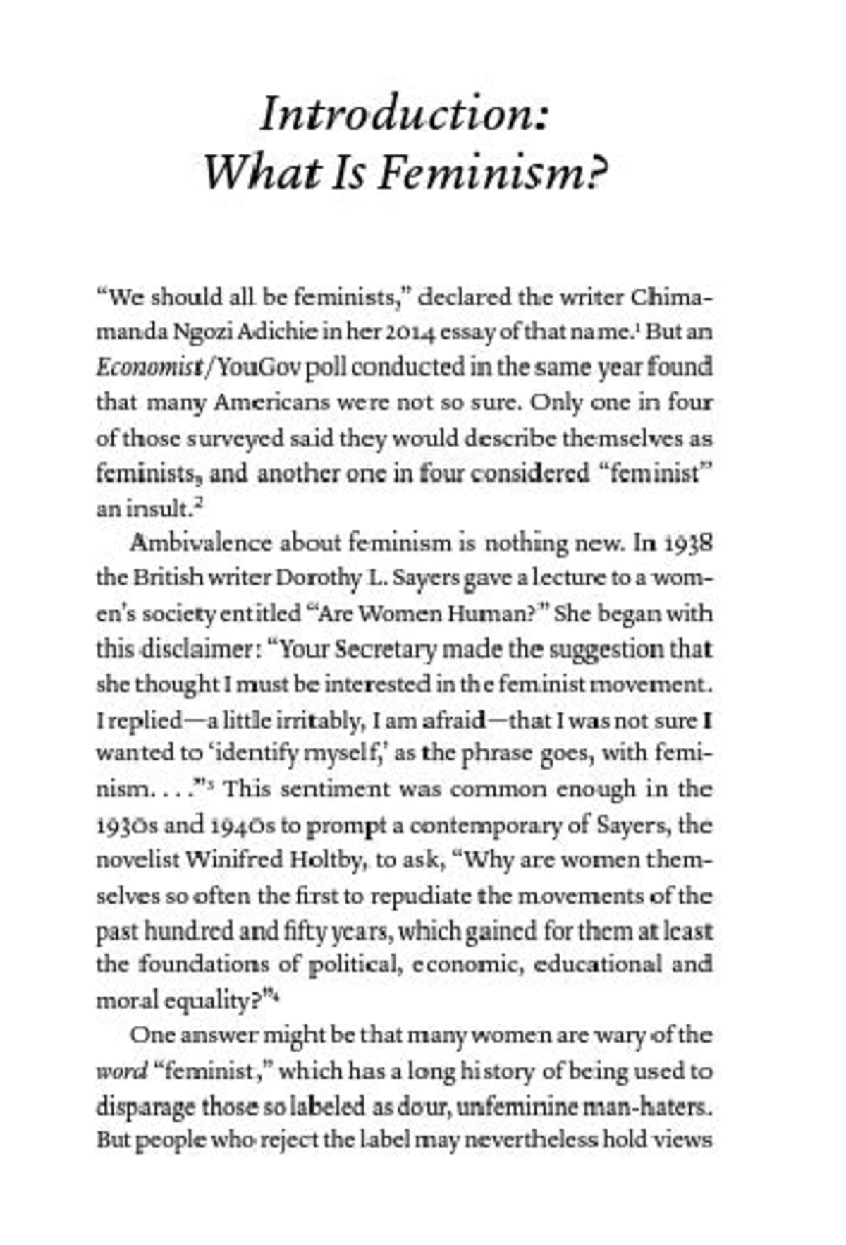 Introductory Chapter 1 on Feminism - Cameron Analysis - Studocu