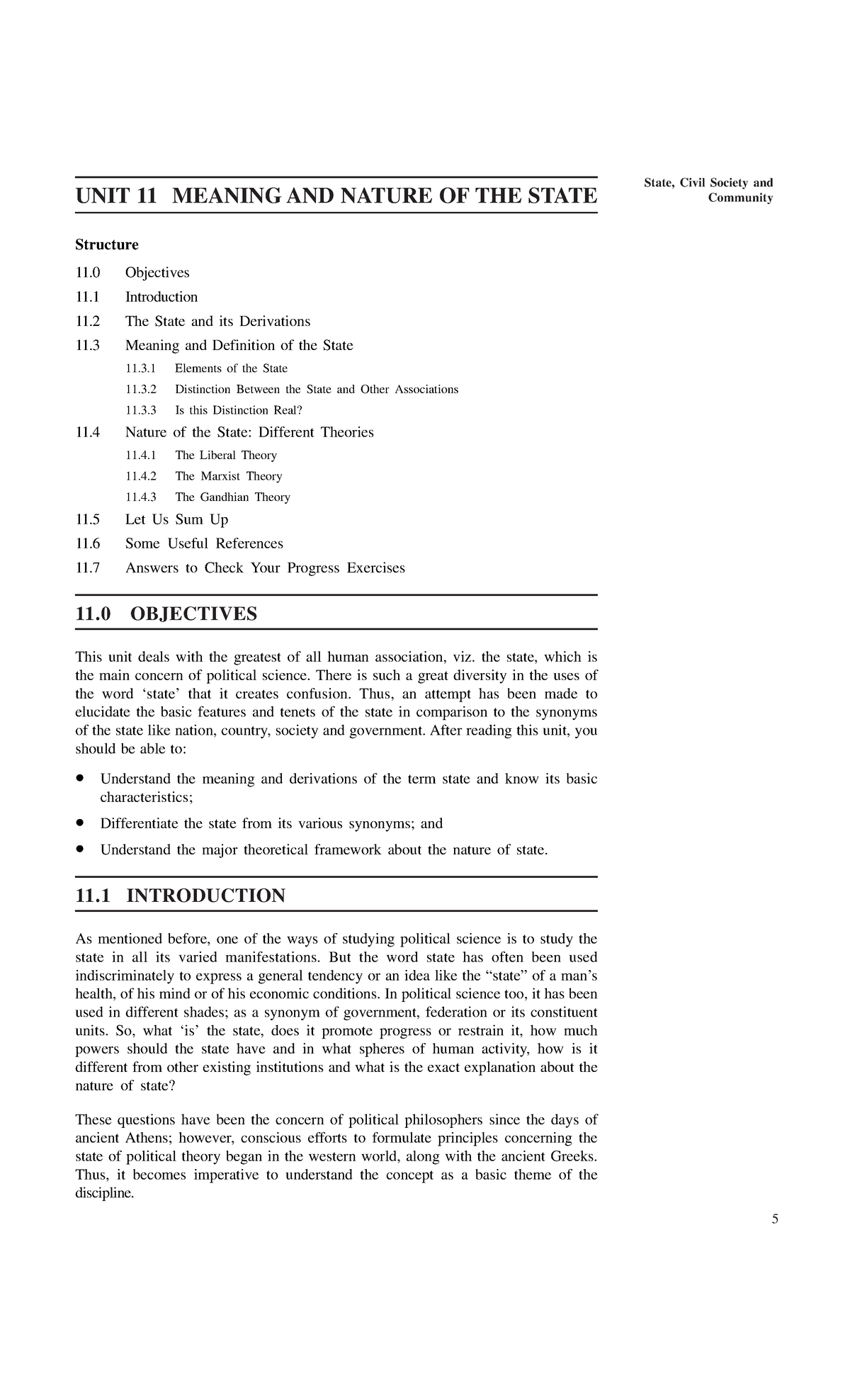Unit 11: Understanding the State in Political Science - IGNOU Notes ...