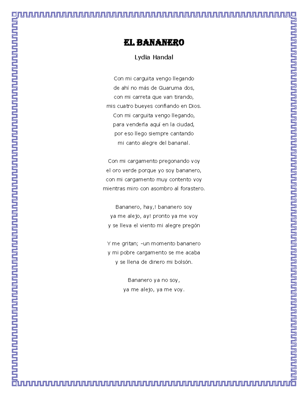 Album de Canciones Folclóricas de Honduras - Letra y Música - Studocu