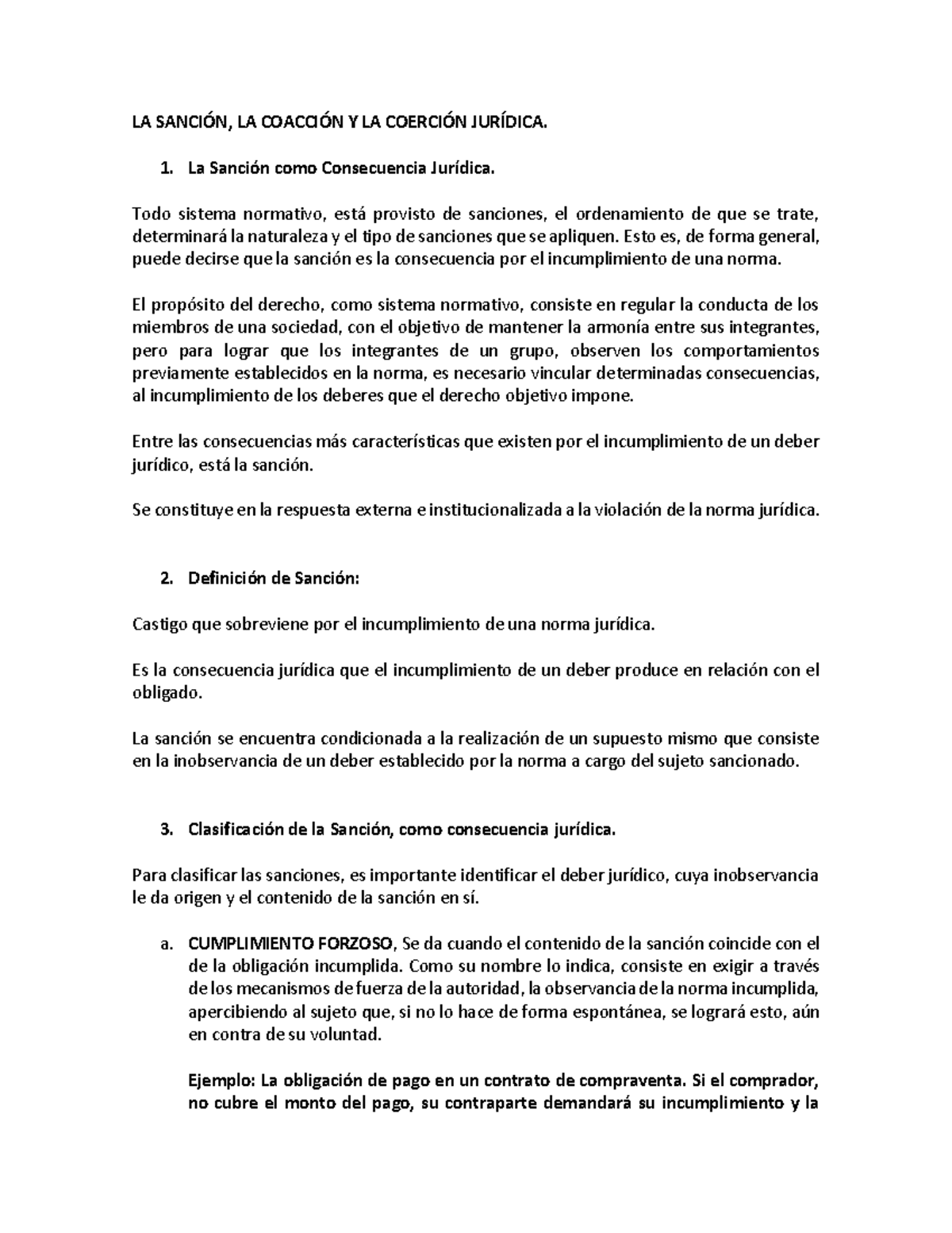 Sanción, Coacción y Coerción en el Derecho: Análisis y Conceptos Clave ...