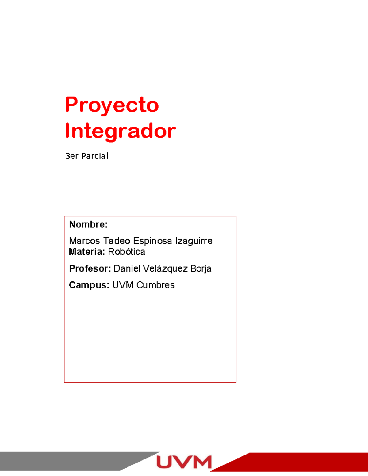 Proyecto Integrador 3er Parcial: Control de Motor DC con Arduino y ...