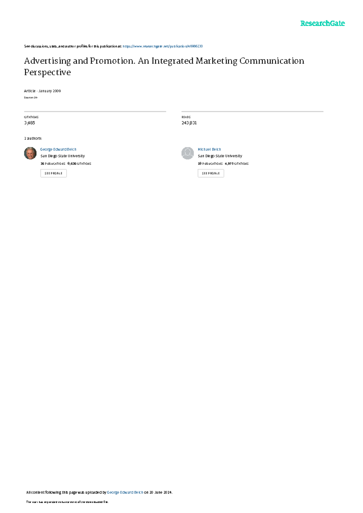 MARK 301 Course Outline: Advertising and Promotion Overview - Studocu