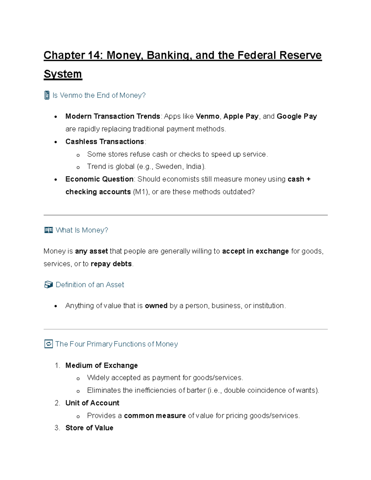 Monetary Policy Overview and the Role of the Federal Reserve (ECO 101 ...