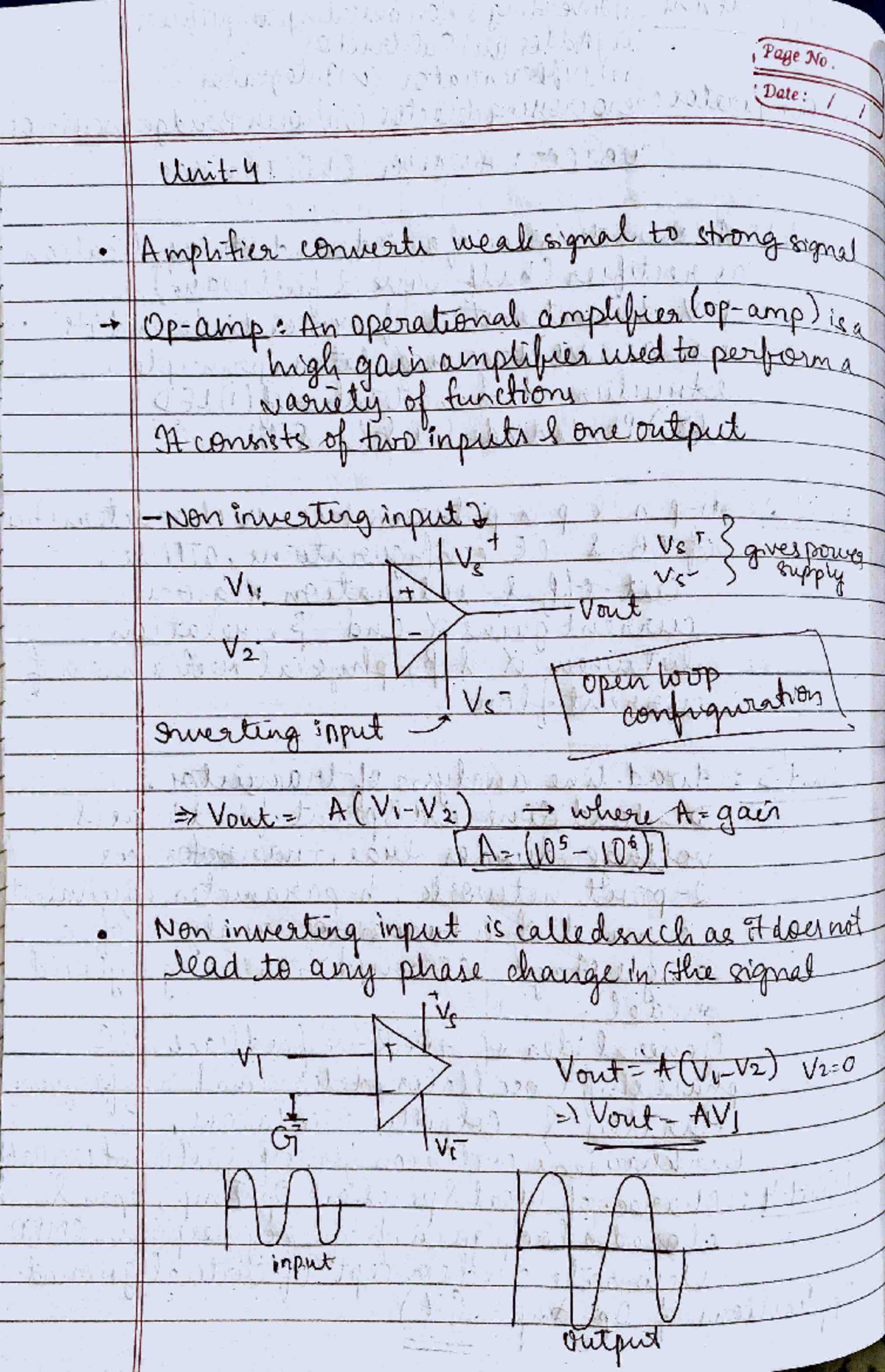 Op-amp(notes) - . ' '. I ' ... ' ' ~ . ' ' I i', ' l, ,.,. I I 11 ...