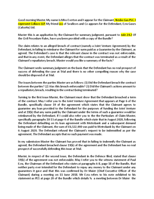 Exemplar of a Directions Questionnaire (Form N181) - 1 Under the Civil ...